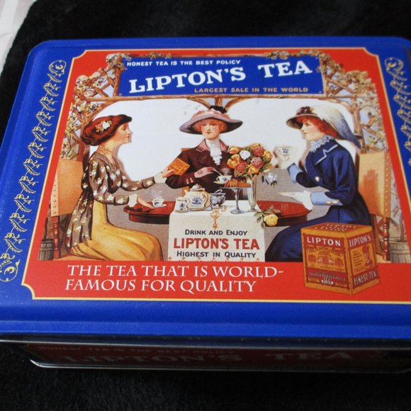 Lipton | Kitchen | Liptons Tea Limited Edition Collectors Tin Empty ...
